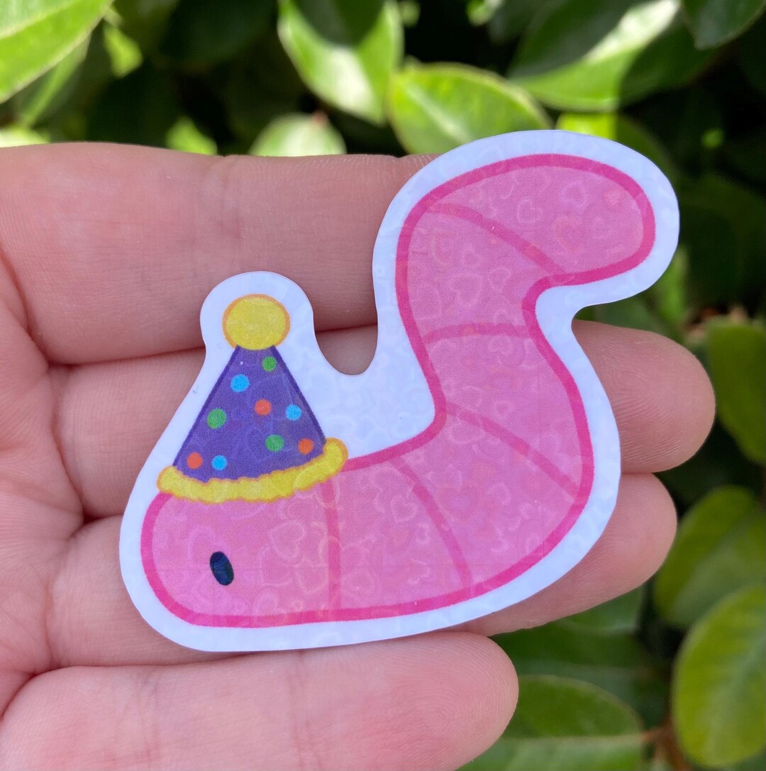 Clown Worm Sticker - Etsy