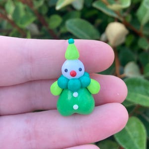 Rainbow Mini Clown Handmade Figurine - Etsy