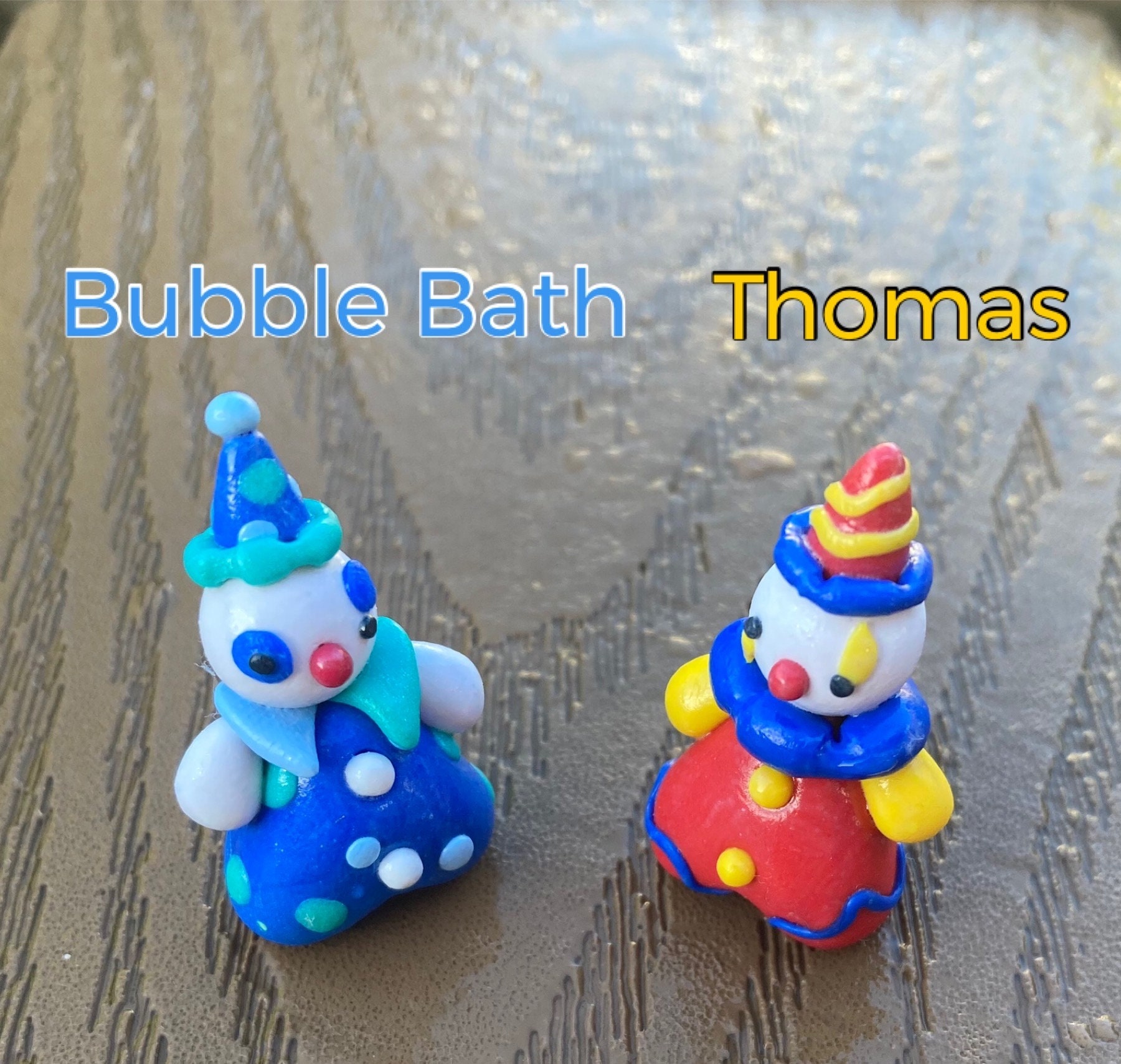 Mini Clown Handmade Figurine - Etsy