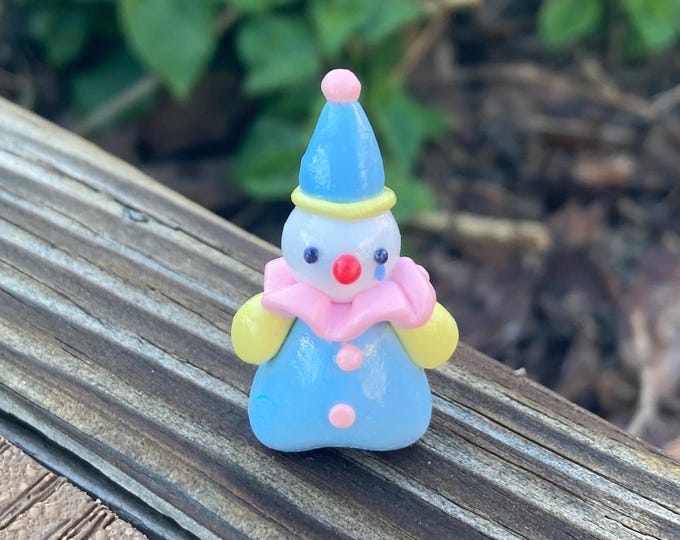 Mini Clown Handmade Figurine - Etsy