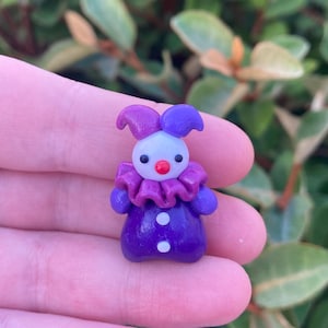 Rainbow Mini Clown Handmade Figurine - Etsy