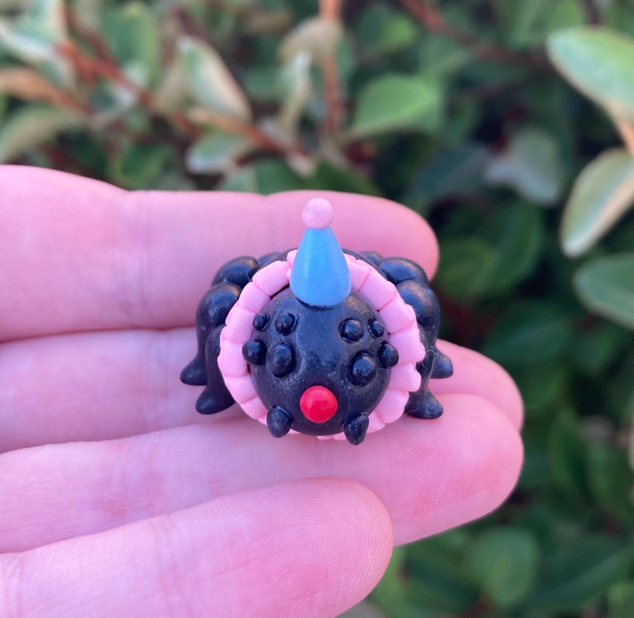 Clown Spider Handmade Figurine - Etsy