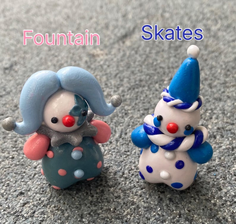 Mini Clown Handmade Figurine - Etsy