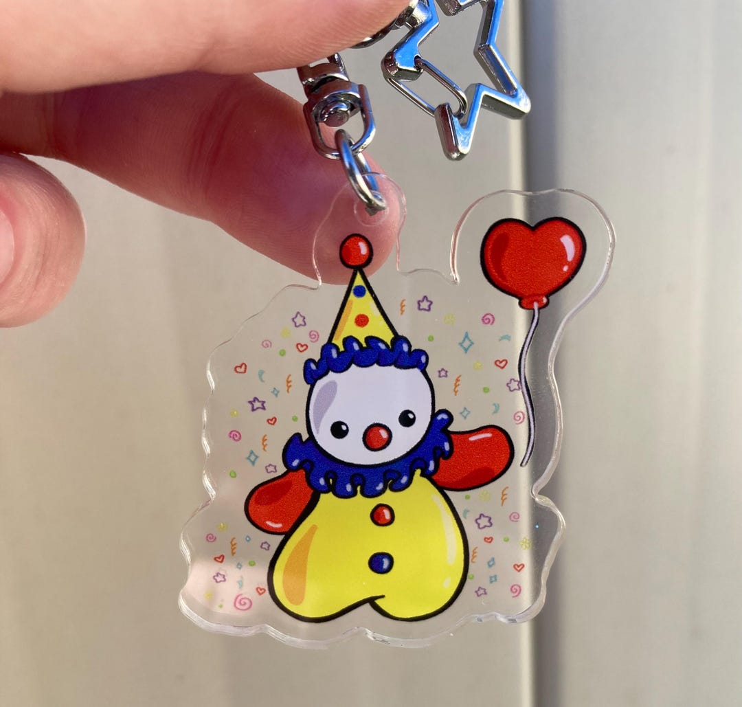Bongo the Clown Keychain - Etsy
