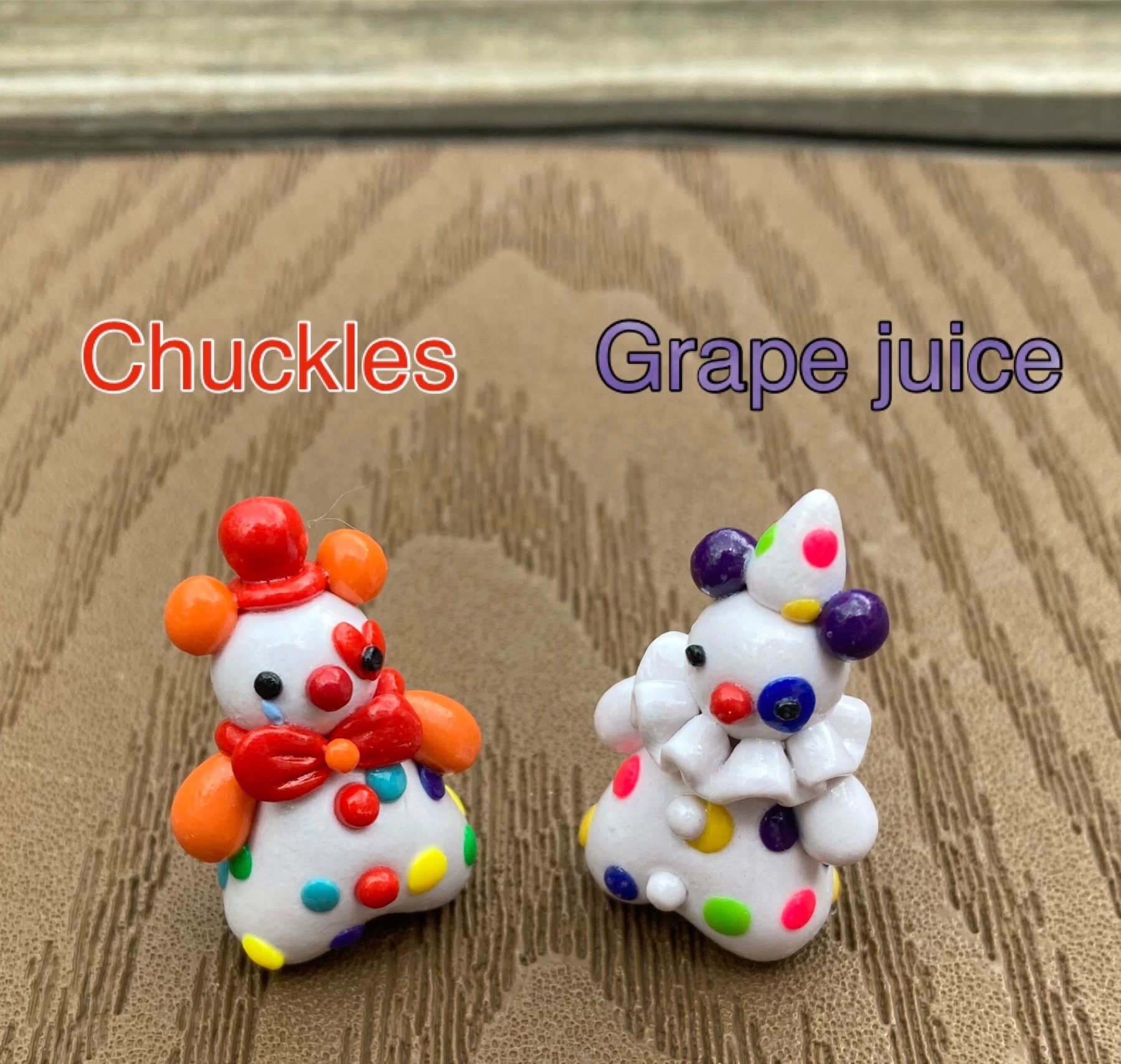 Mini Clown Handmade Figurine - Etsy