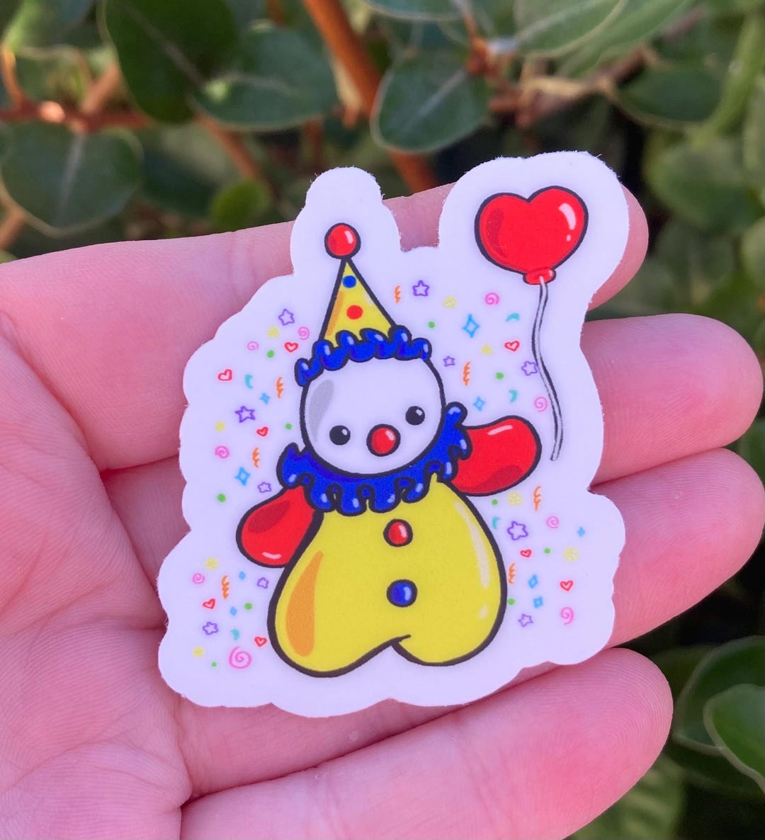 Bongo the Clown Sticker - Etsy