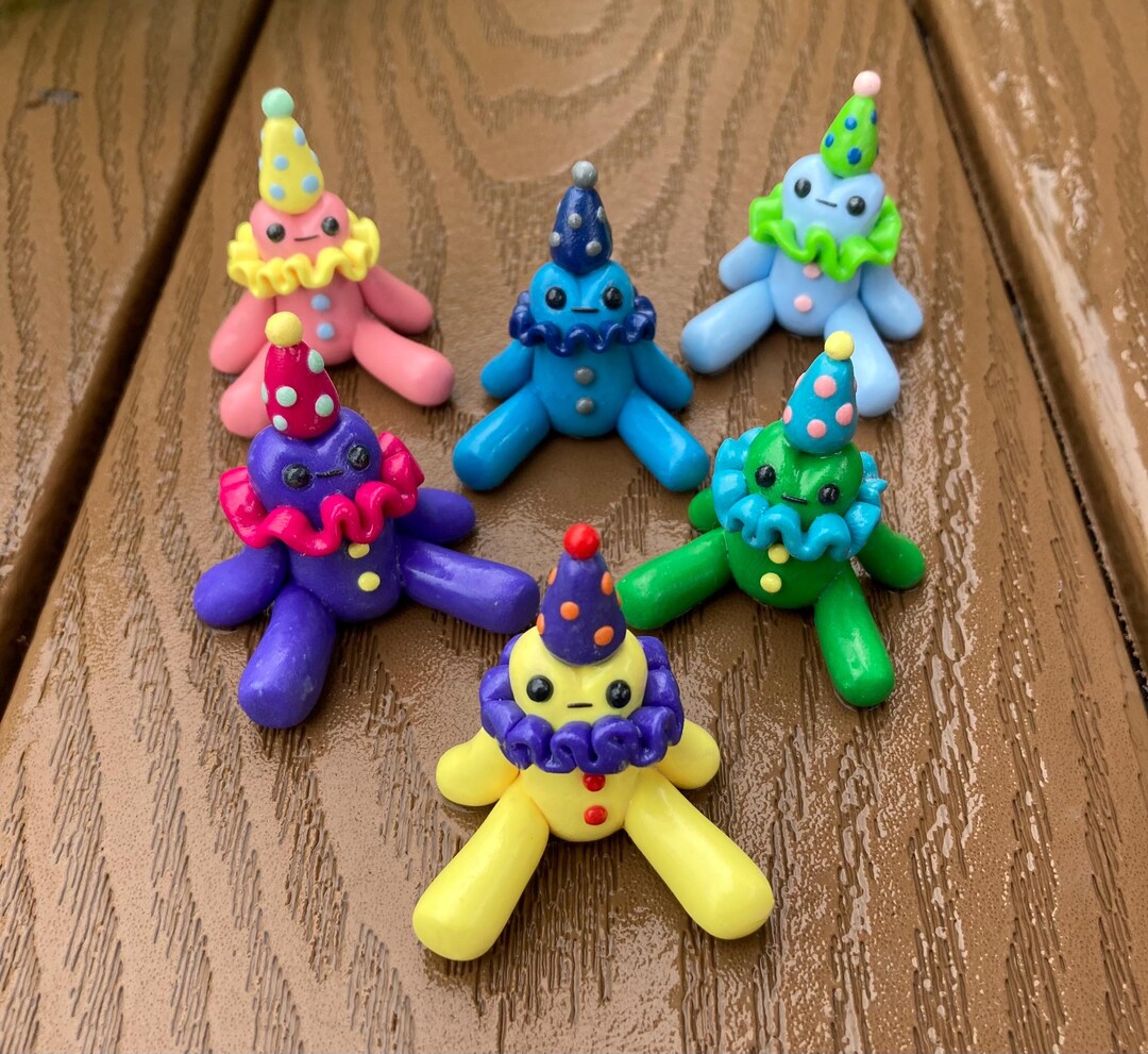Clown Frog Blind Box Handmade Figurine - Etsy