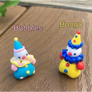 Mini Clown Handmade Figurine - Etsy