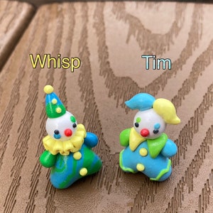 Mini Clown Handmade Figurine - Etsy