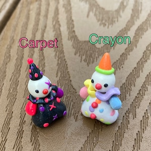 Mini Clown Handmade Figurine - Etsy