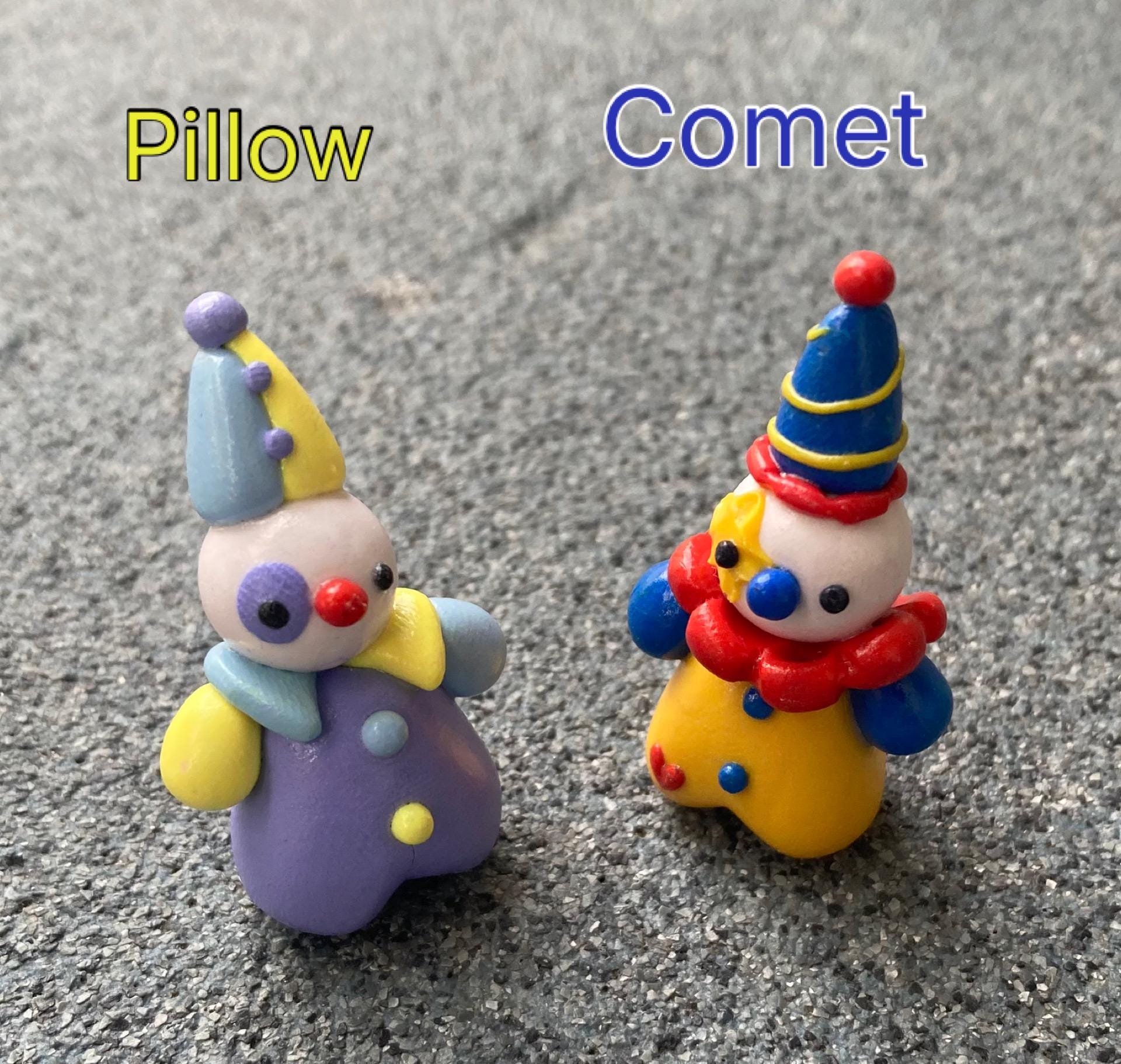 Mini Clown Handmade Figurine - Etsy