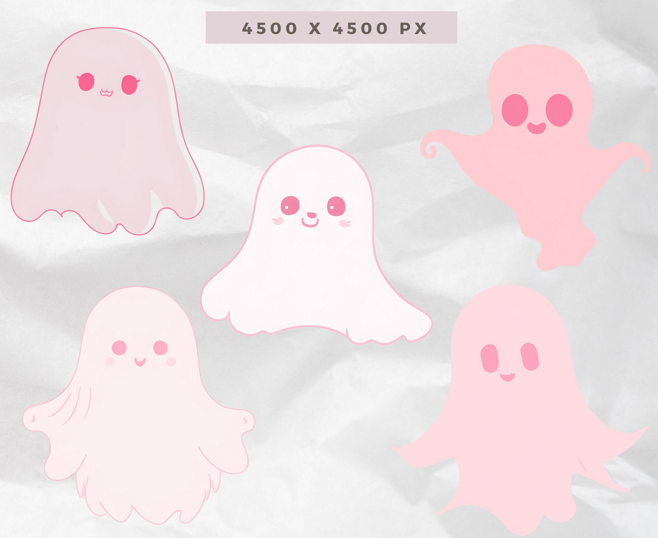 Pink Pastel Halloween Clipart Halloween Clipart Pink Pumpkin - Etsy