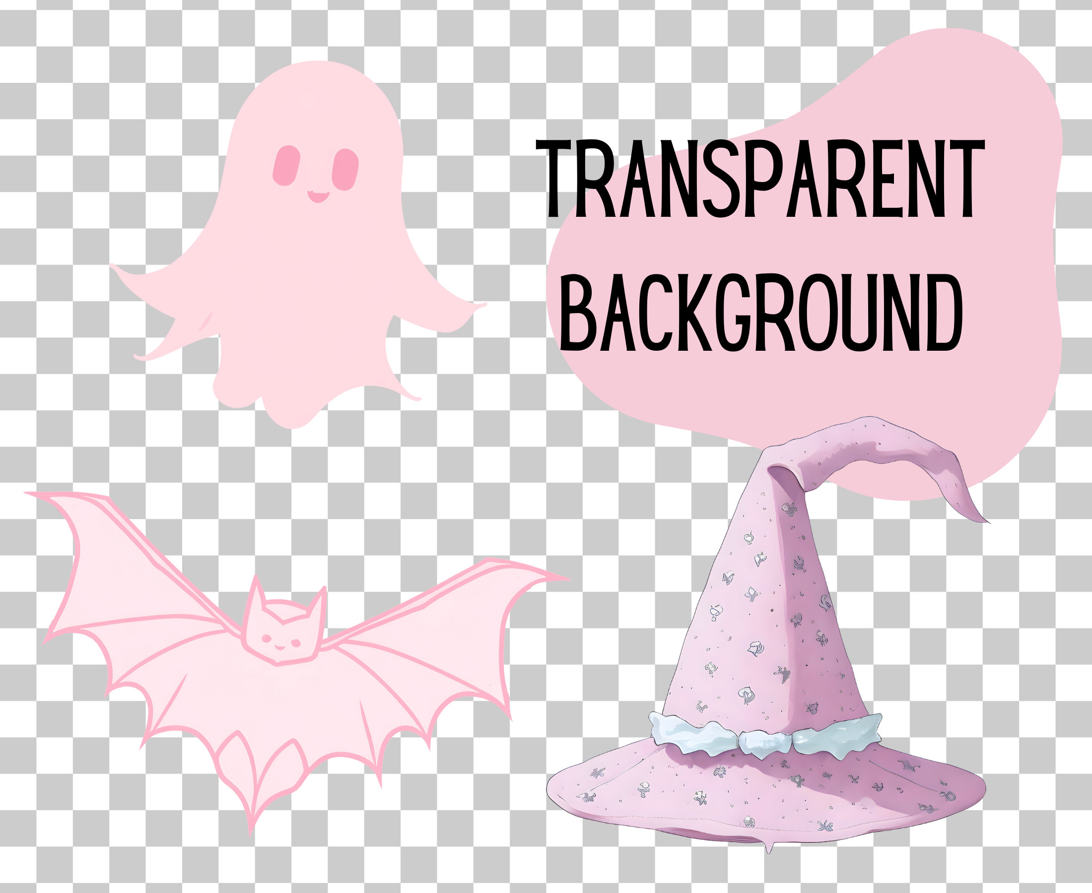 Pink Pastel Halloween Clipart Halloween Clipart Pink Pumpkin - Etsy