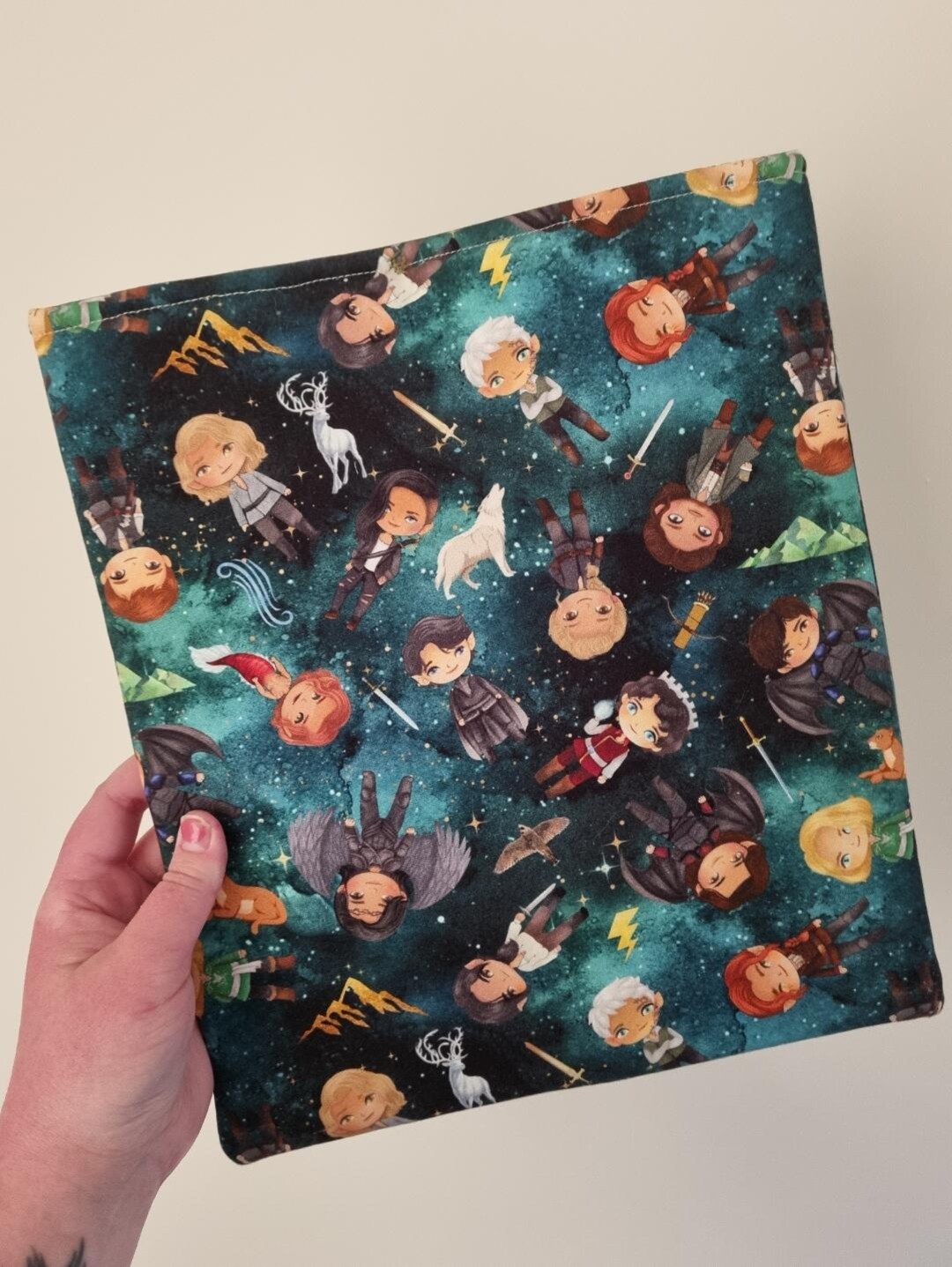 ACOTAR, SJM Book Boyfriends Fabric Book Sleeve, iPad Cover, Kindle ...