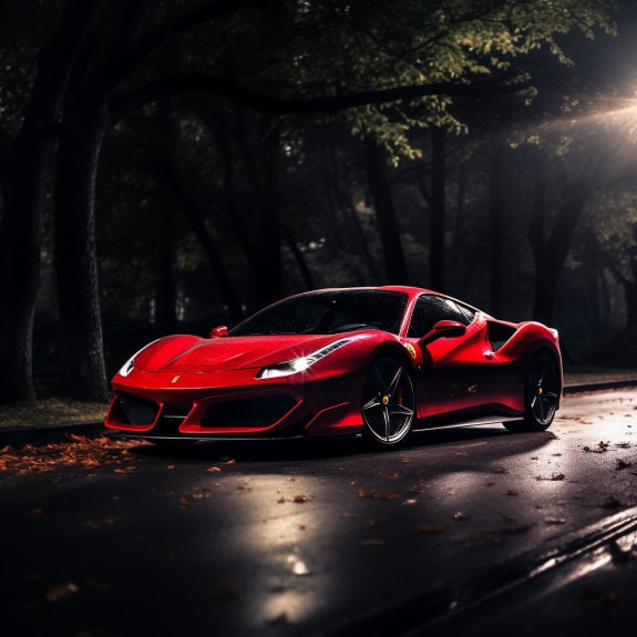 Unleashing Passion: Digital Ferrari Art for Enthusiasts and Collectors ...