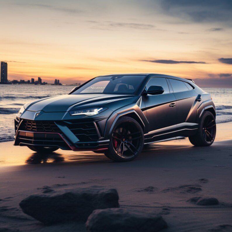 Sculpted Power: Digital Lamborghini Urus Car Art for Your Space - Etsy