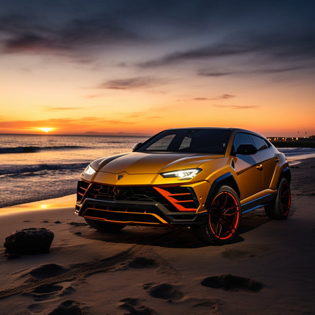 Sculpted Power: Digital Lamborghini Urus Car Art for Your Space - Etsy