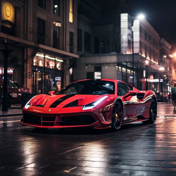 Unleashing Passion: Digital Ferrari Art for Enthusiasts and Collectors ...