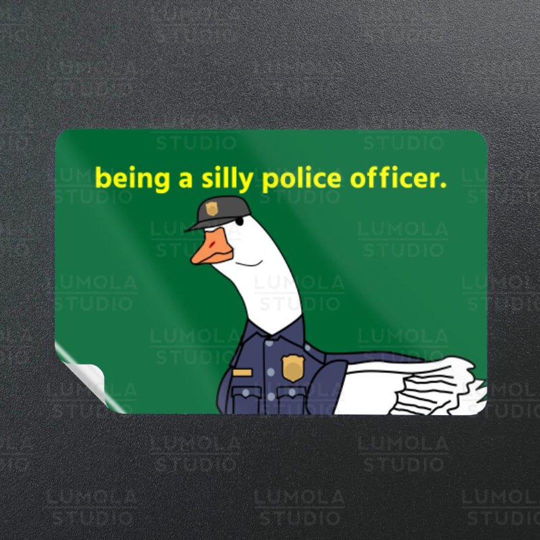 Police Officer Law Enforcement #1 - Silly Goose Jobs Series - Meme ...