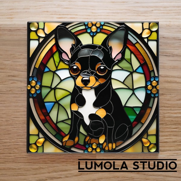 Dog Ceramic Tile - Etsy