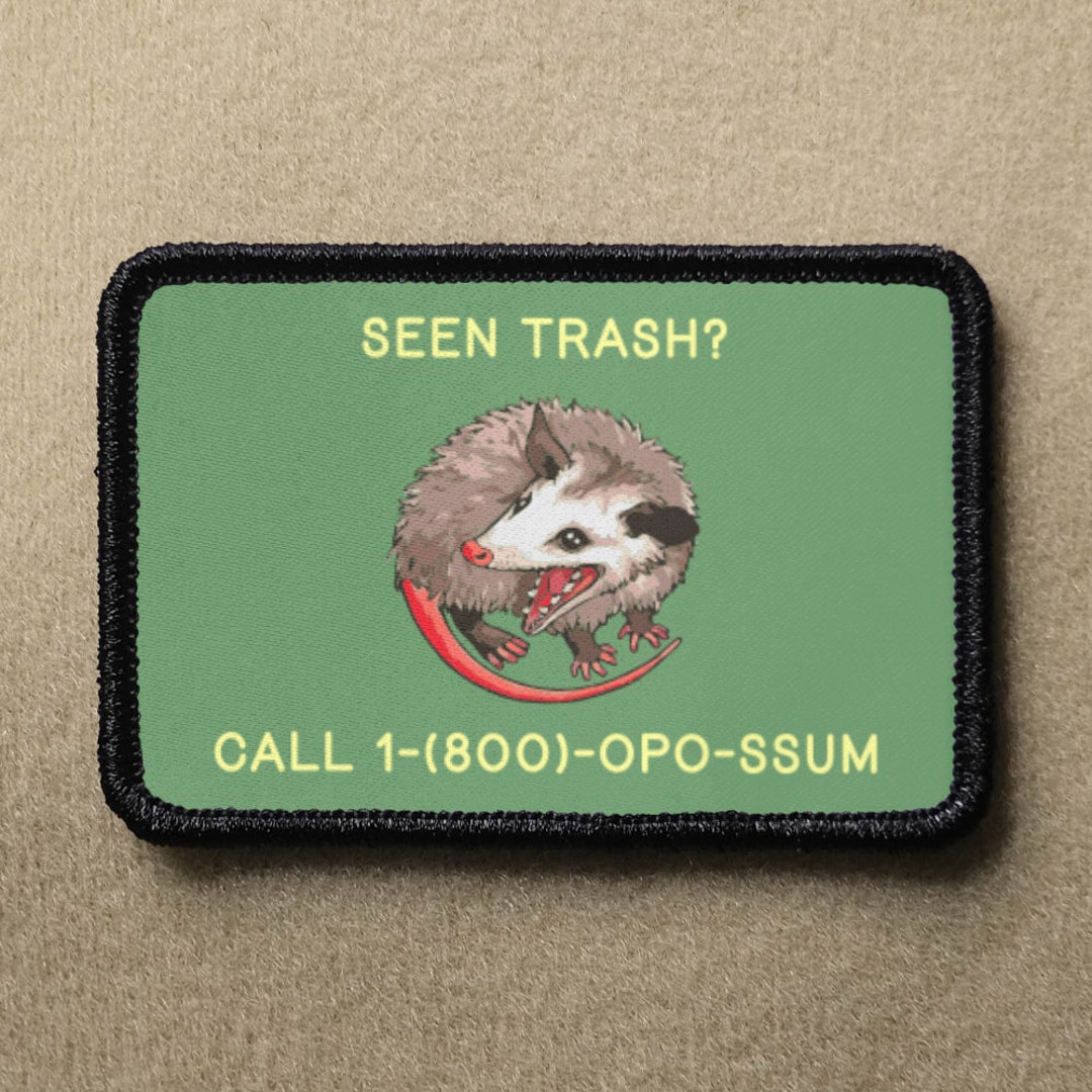 Seen Trash Call Opossum Possum Scream Funny Parody Novelty Hook and ...
