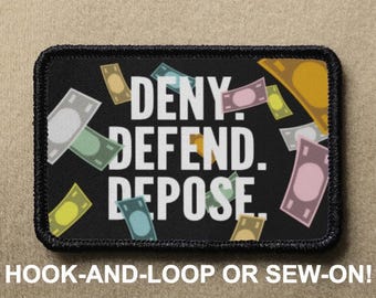 Deny Defend Depose Patch - Etsy