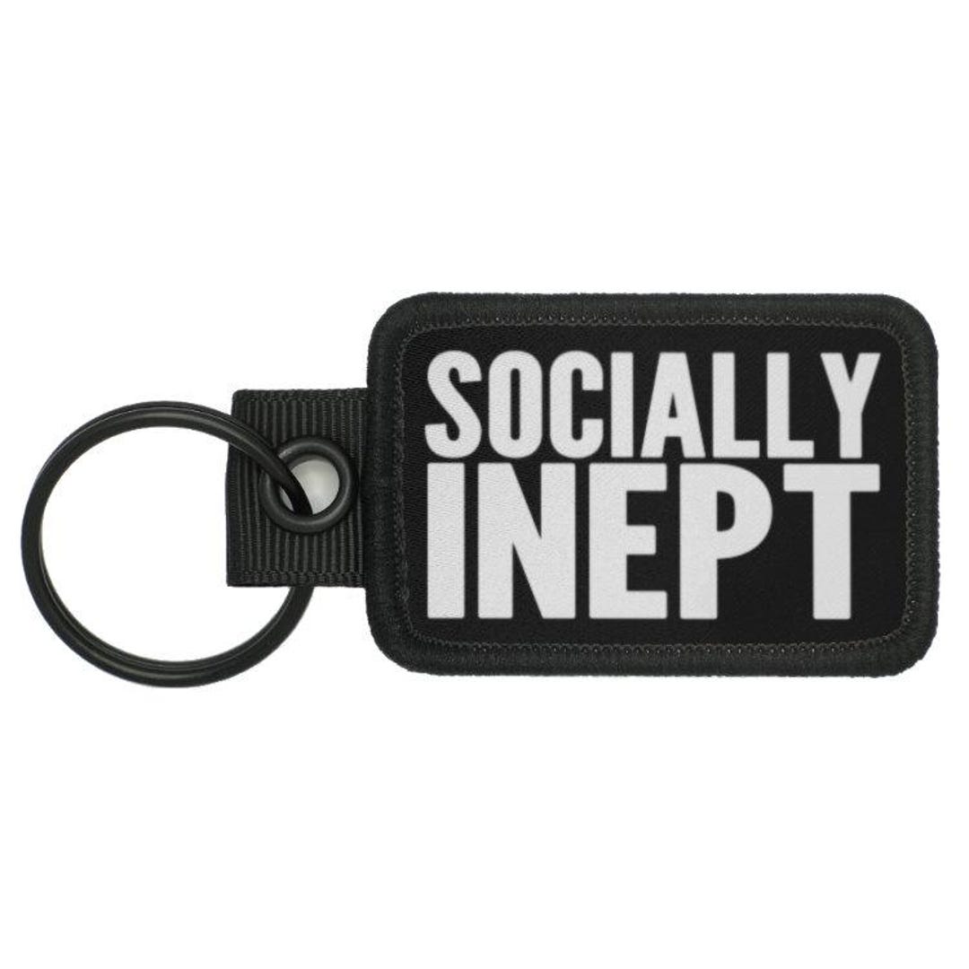 Socially Inept Awkward Cringe Funny Meme Novelty Morale Keychain - Etsy