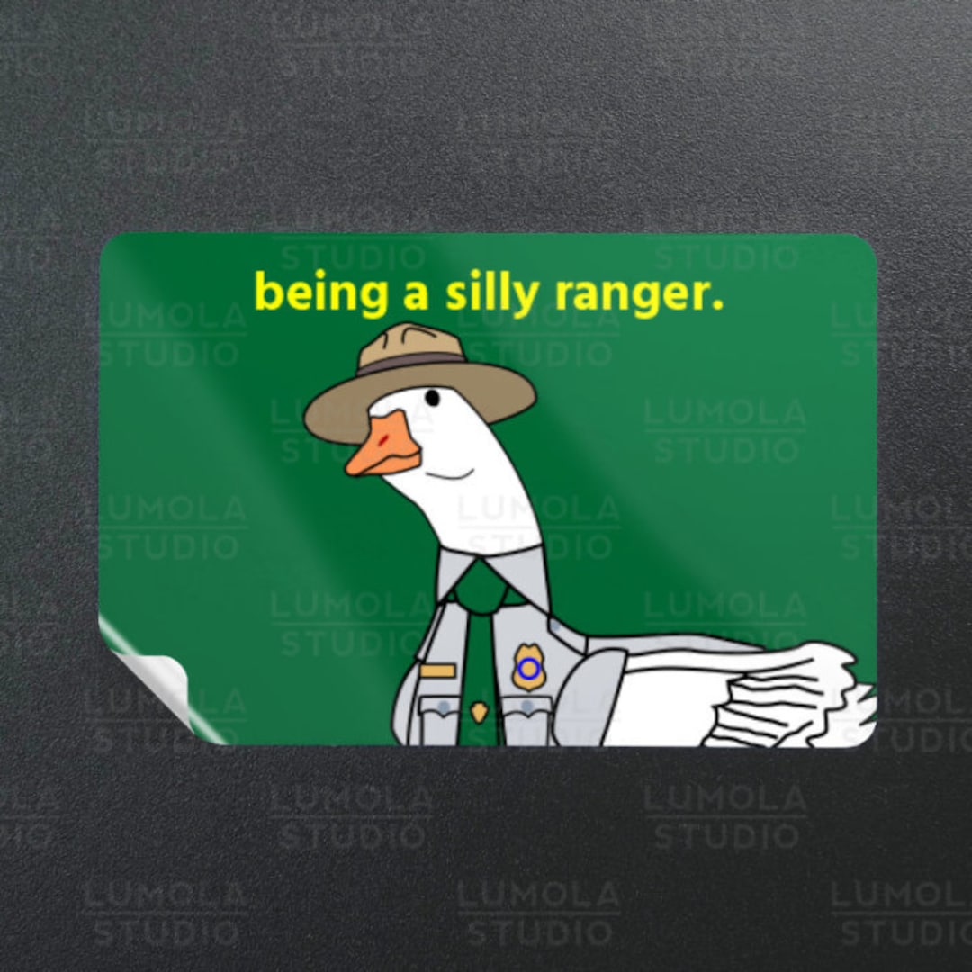 Silly Goose Park Ranger #2 National Park Service NPS Meme Funny Parody ...