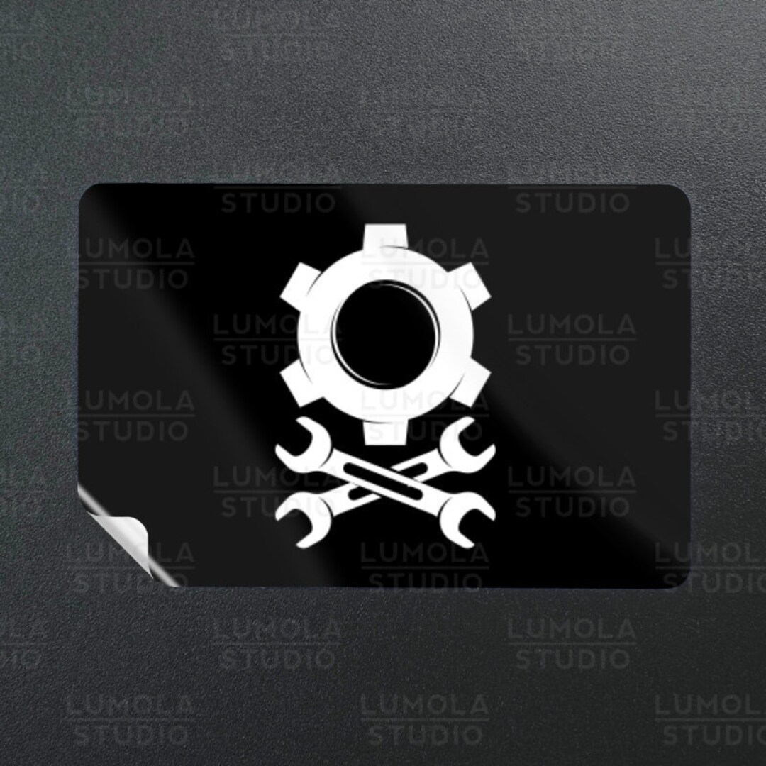 Mechanic Jolly Roger Flag Meme Funny Parody Novelty Morale Sticker ...