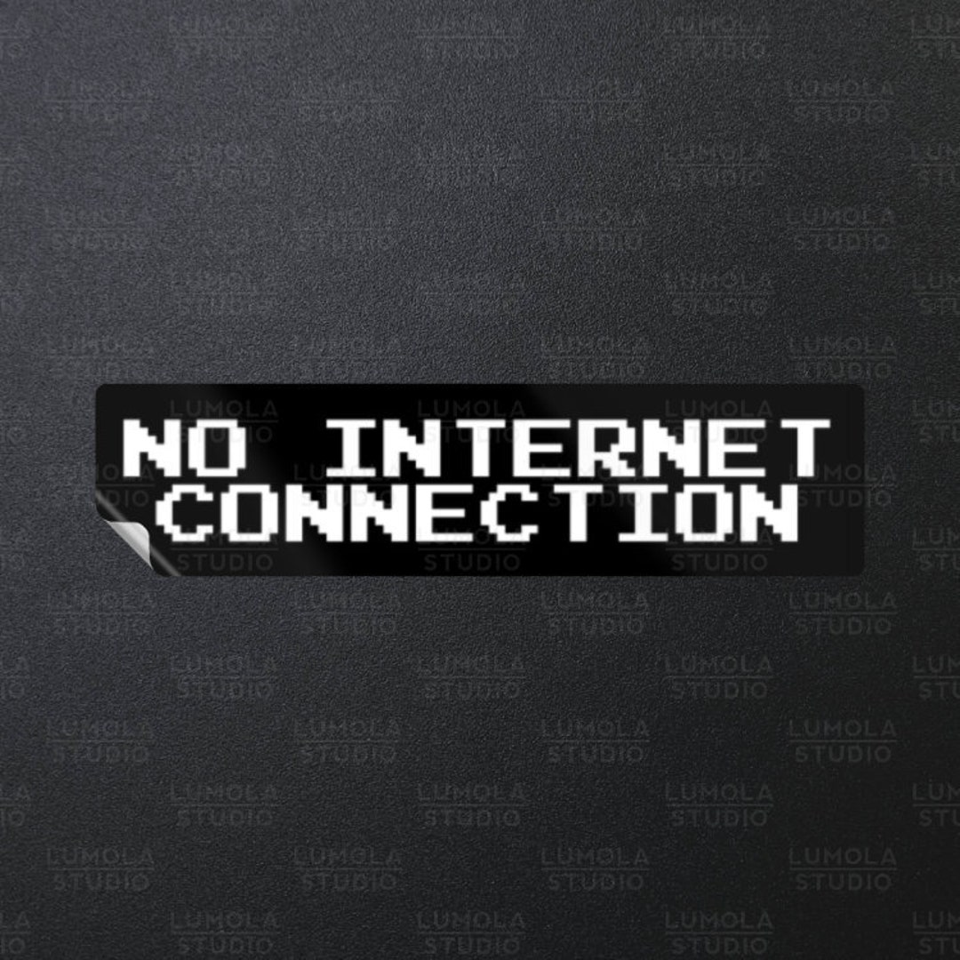 No Internet Connection Disconnected Retro Video Game Funny Parody ...
