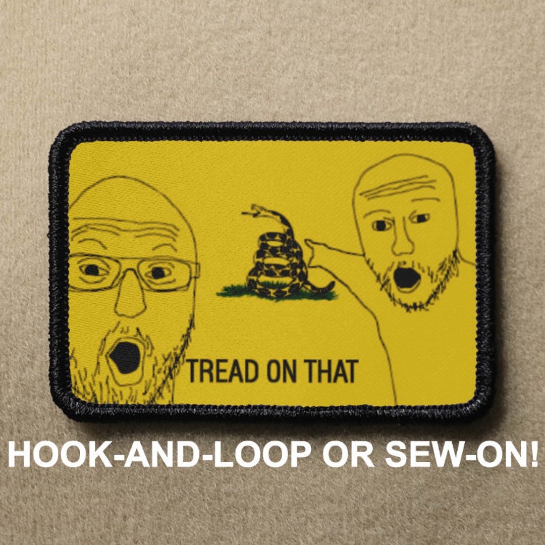 Tread on Dont Tread on Me Pointing Wojak Meme DTOM Gadsden Funny Parody ...