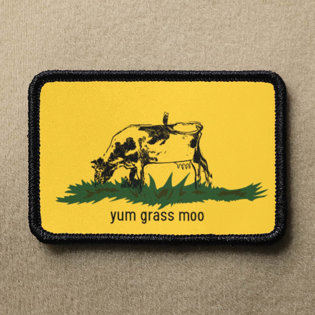 Yum Grass Moo Don't Tread on Me Snake DTOM Gadsden Funny - Etsy