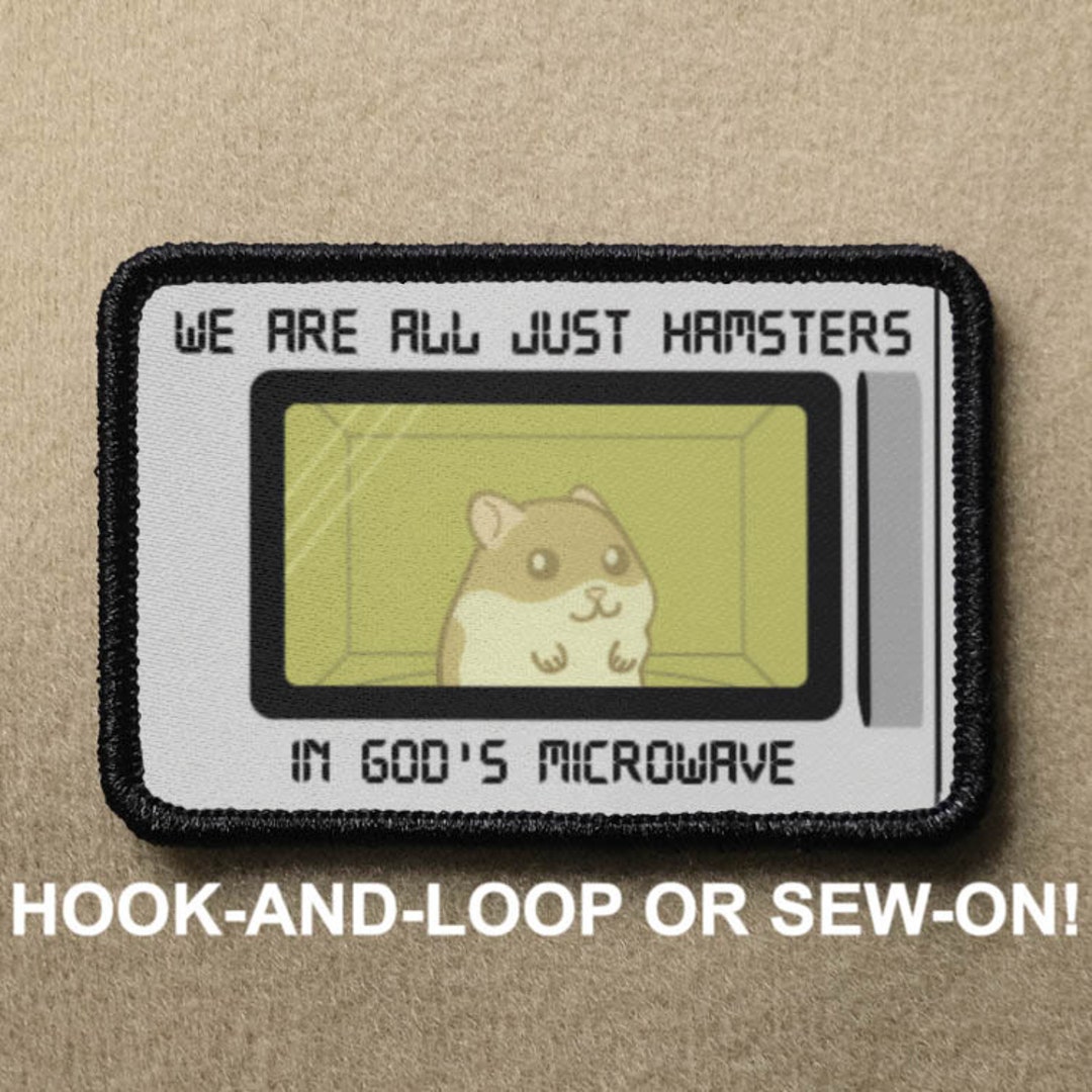 We Are All Just Hamsters in God's Microwave Meme Funny Novelty Morale ...