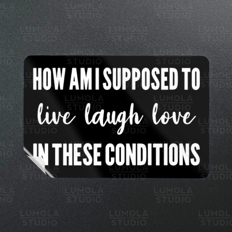 Live Laugh Love Parody - Etsy