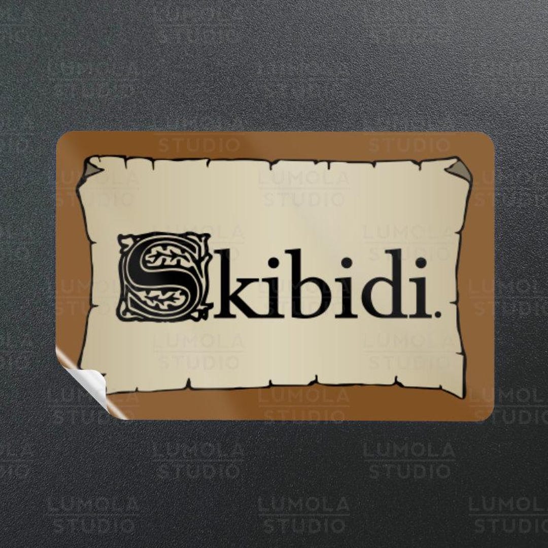 Skibidi Toilet Brain Rot Gen Alpha Meme Funny Parody Novelty Morale ...