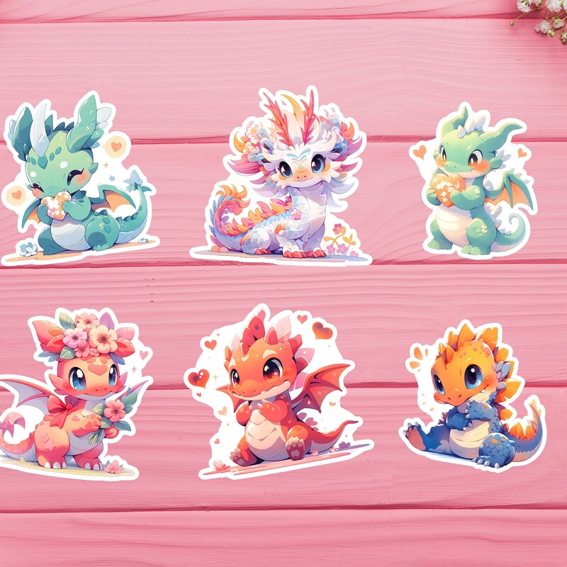 Dragon Stickers - Etsy