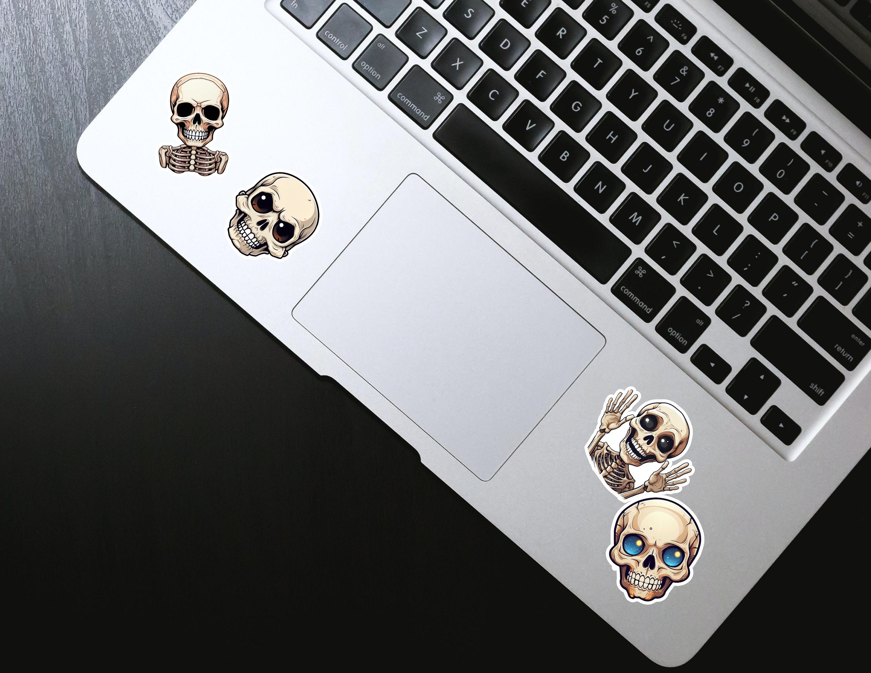 Halloween Holographic Skeleton Sticker Pack Planner Stickers - Etsy