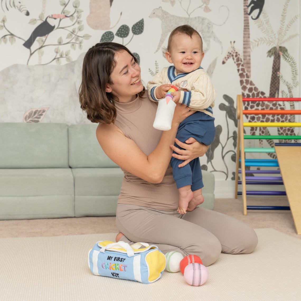 Soft Cotton Cricket Baby Toy Set | Sensory Play Kit for Infants - Etsy