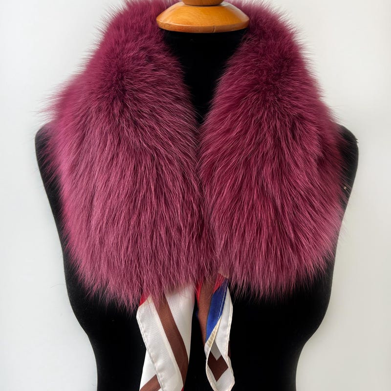 Real Fur Collar - Etsy