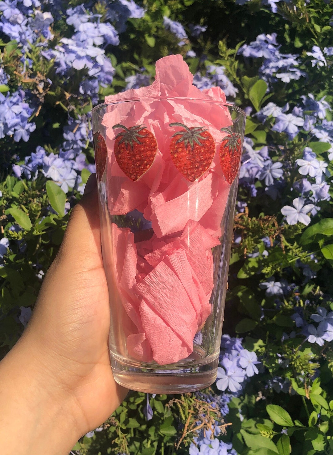 Nana Anime Strawberry Glass Cup, Gift for Anime Fans - Etsy