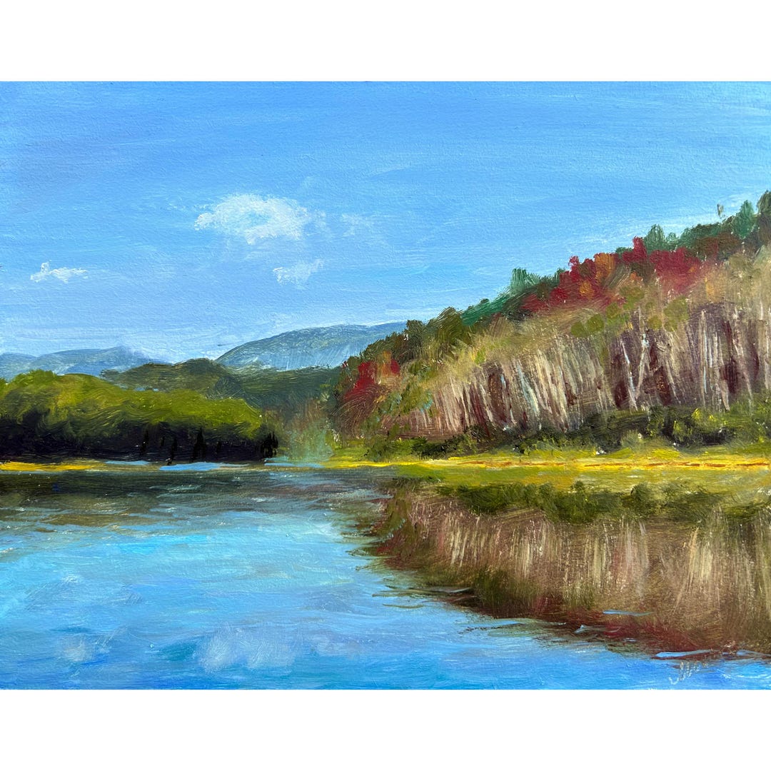 Minnesota Painting ORIGINAL National Park Art Lake Landscape Oil ...
