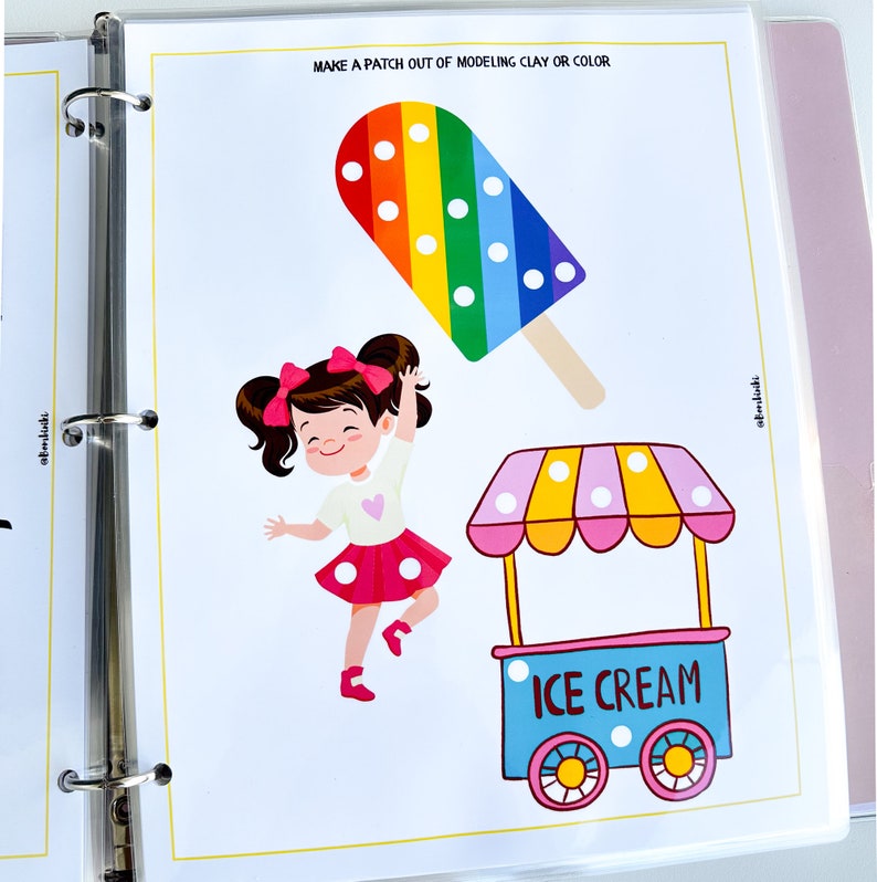 Personalized Toddler Busy Book Printable Quiet Book for Kids Counting ...