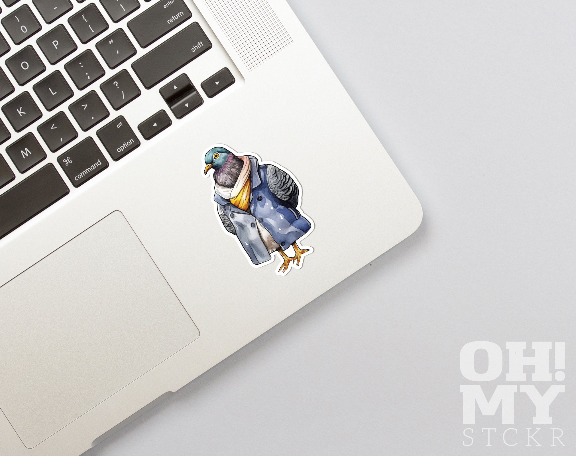 Pigeon Sticker Bird Sticker Animal Sticker Cool Sticker - Etsy