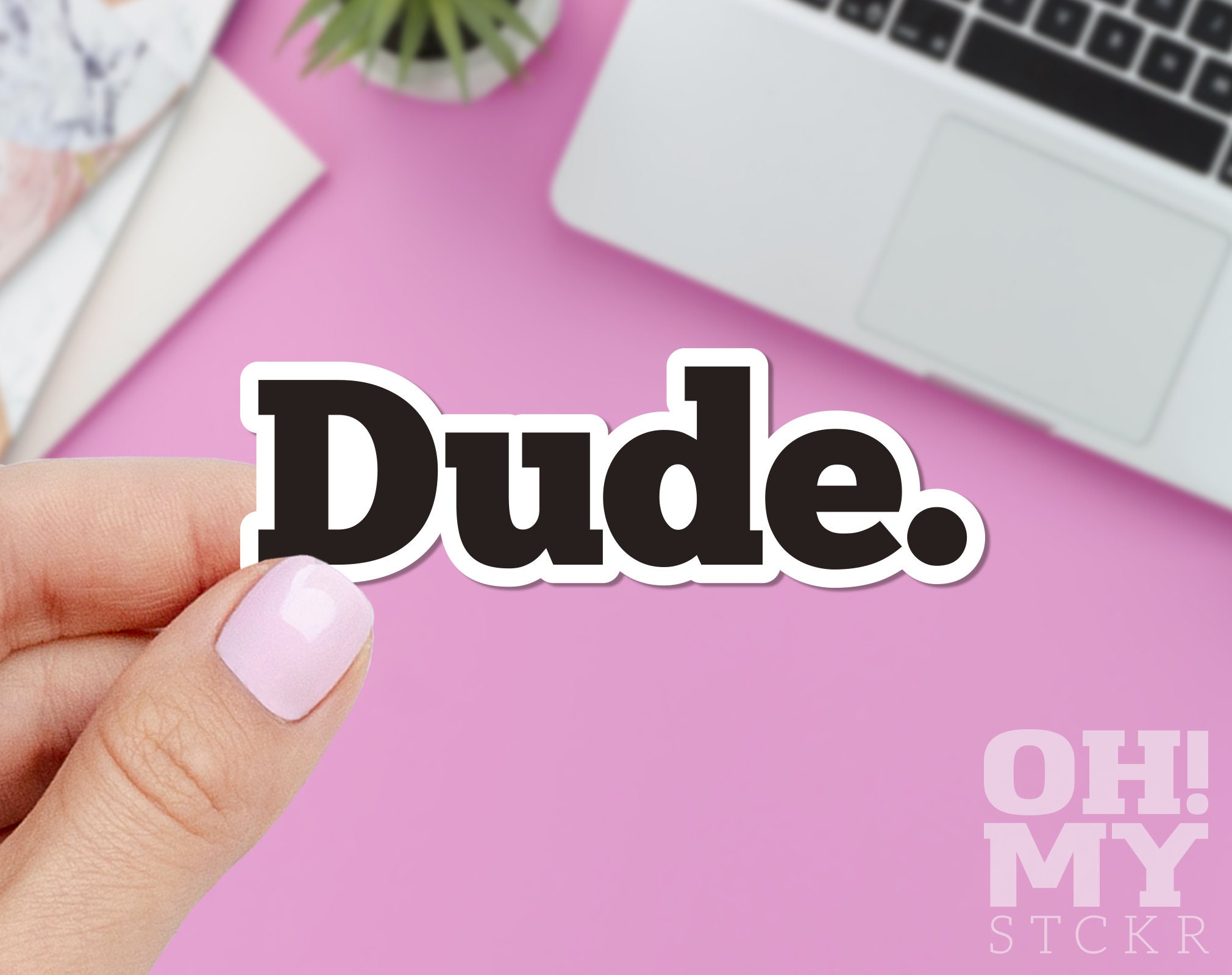 Dude Sticker, Dude Decal, Funny Sticker, Laptop Sticker, Water Bottle Stickers - Etsy