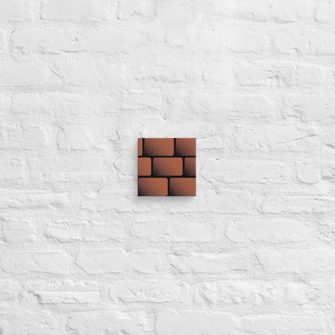 Canvas Super Mario Wall - Etsy