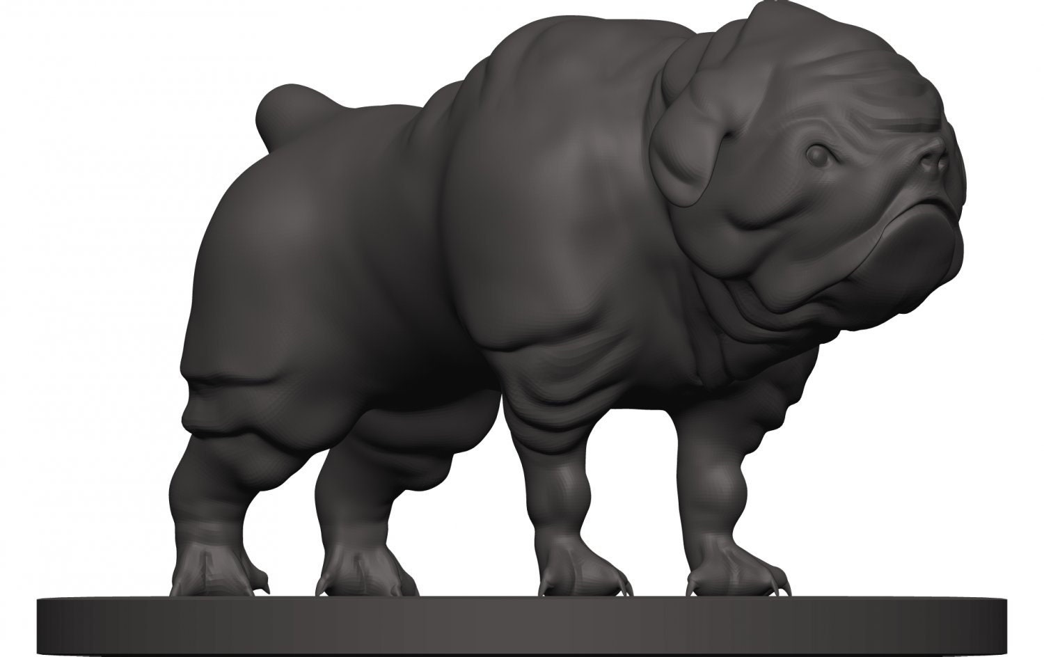 Bulldog Stl Model - Etsy