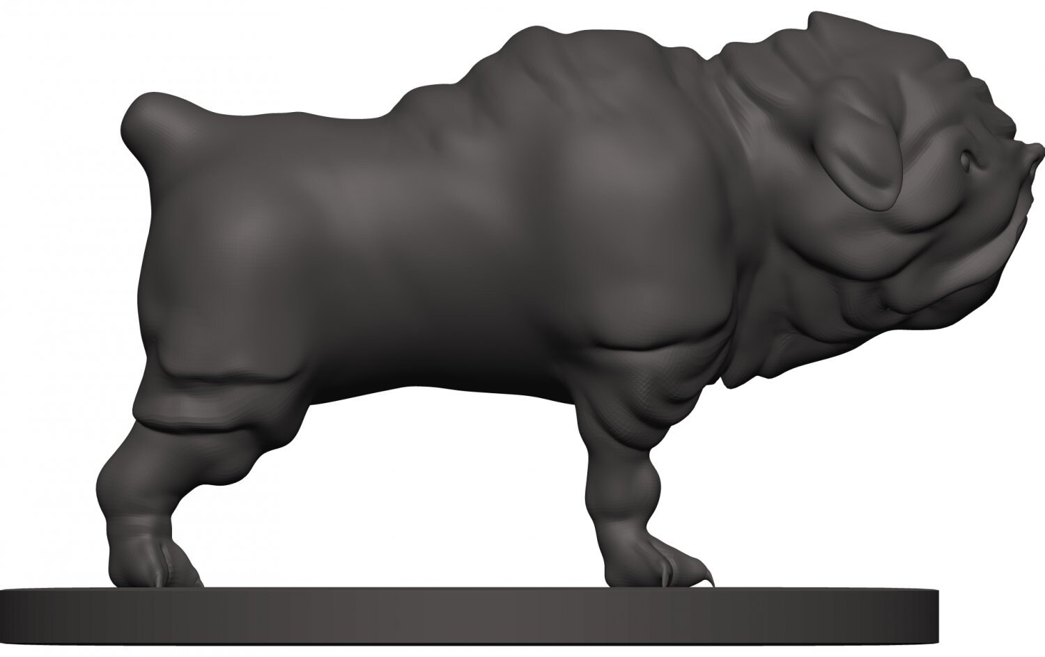 Bulldog Stl Model - Etsy