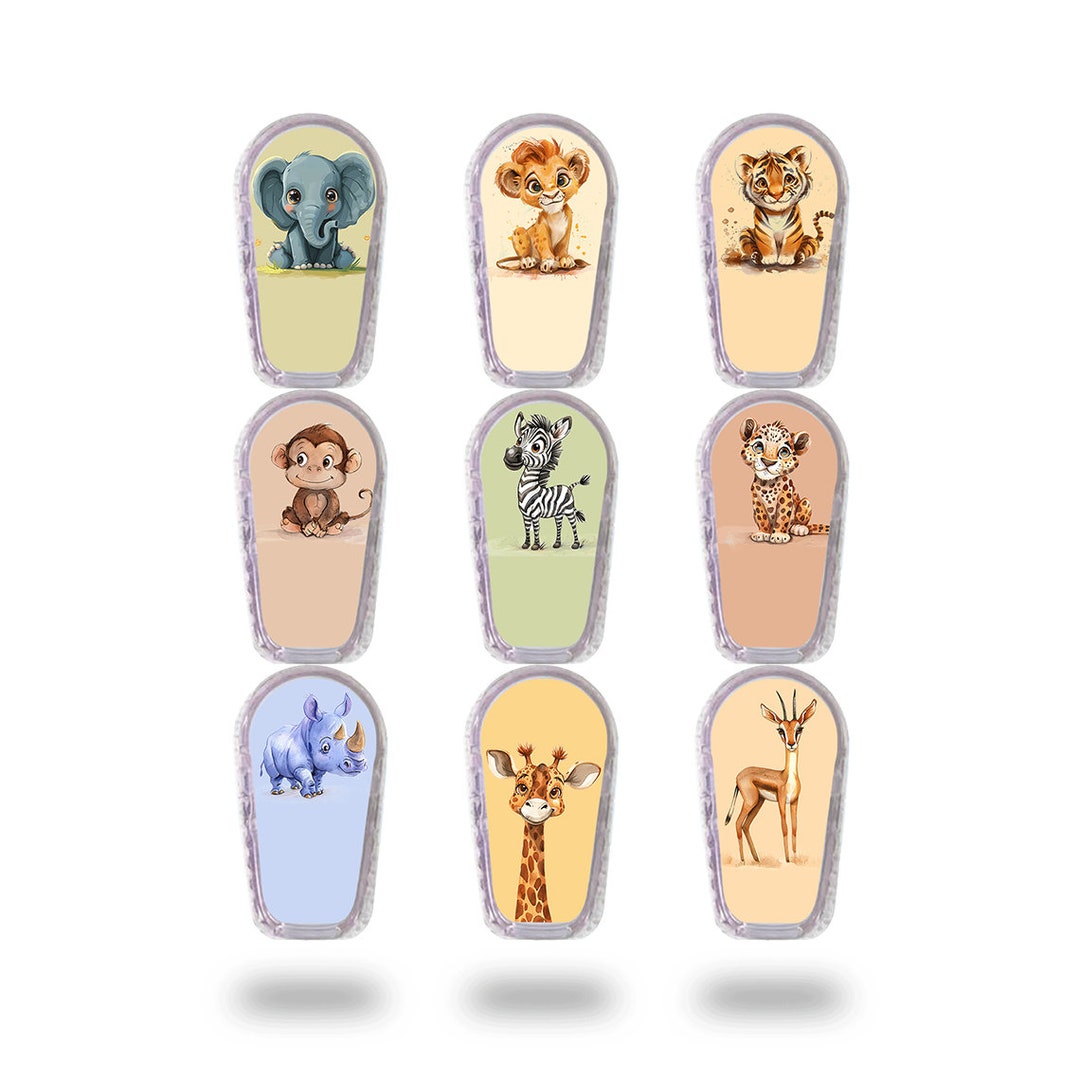 Safari Dexcom G6 Transmitter Sticker Mega Bundle, Diabetes Type 1 ...