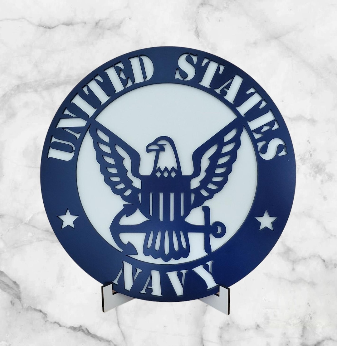 US Navy Round Sign - OFFICIALLY LICENSED - Etsy