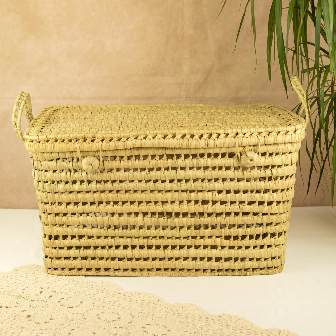 Wicker Basket, Wicker Toy Box, Storage Basket, Toy Trunk - Etsy UK